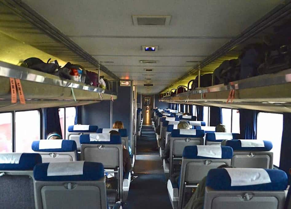 Amtrak Coach Seats Travel Tips and Advice - Travel UpClose