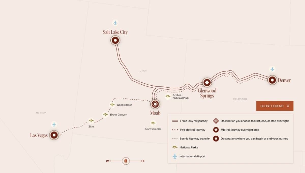 Rocky Mountaineer Brings Luxury Train to Red Rocks USA - Travel UpClose